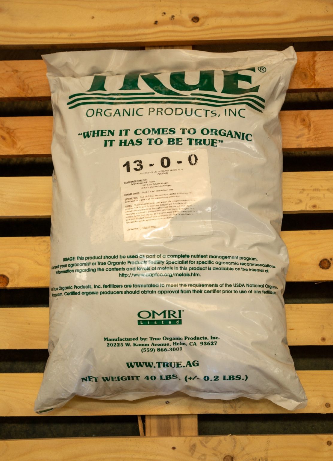 True Organics 13-0-0 Pellets – LeBallister's Seed & Fertilizer