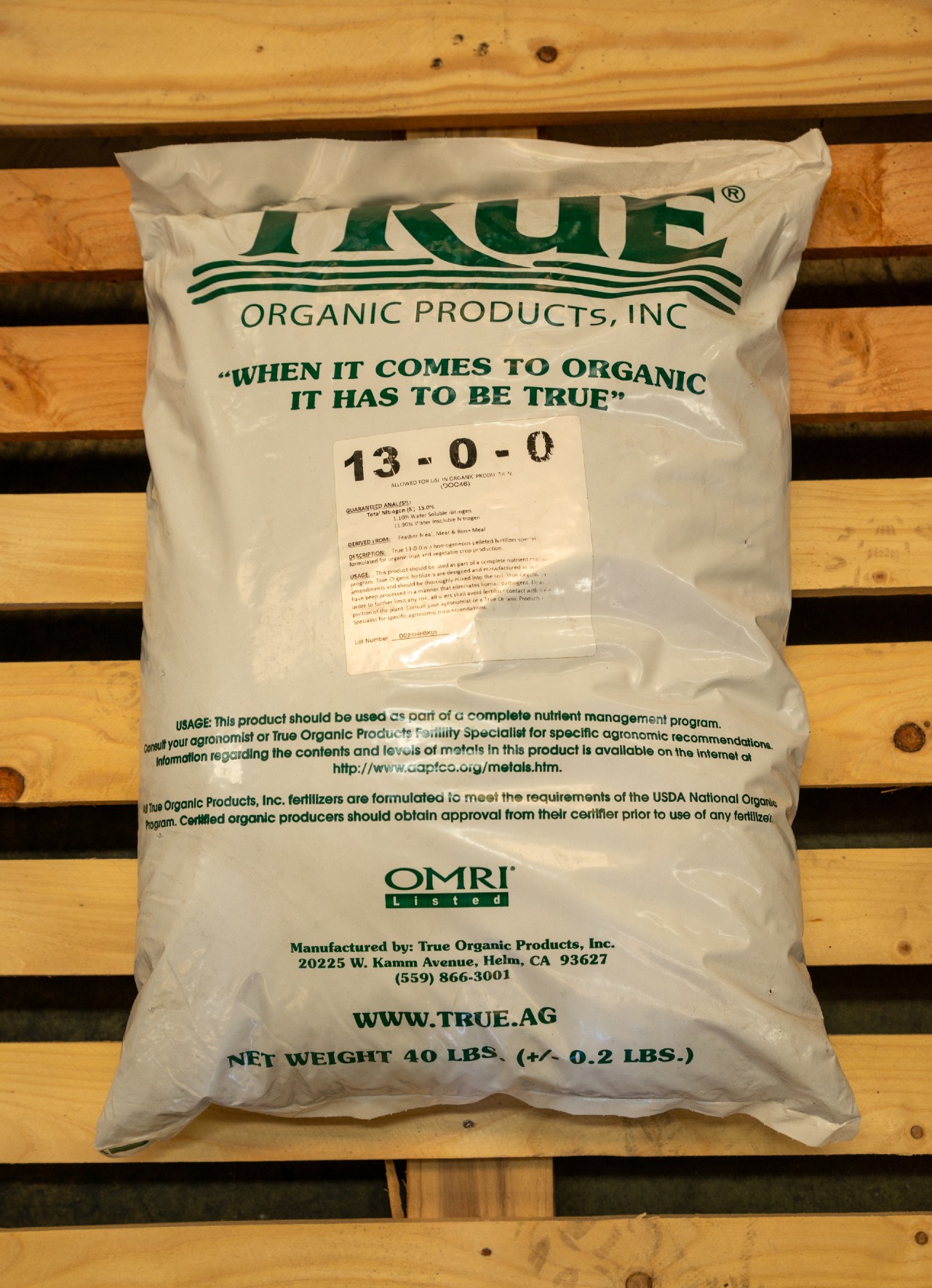 True Organics 13-0-0 Pellets – LeBallister's Seed & Fertilizer